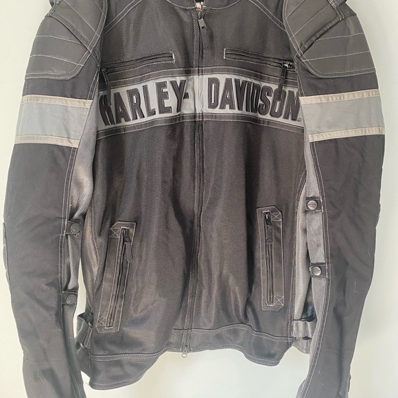 Harley-Davidson | Jackets & Coats | Harleydavidson Black And Gray ...